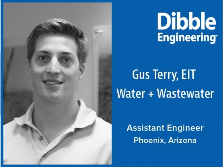 Welcome Gus Terry, EIT | Assistant Engineer, Water + Wastewater - Dibble