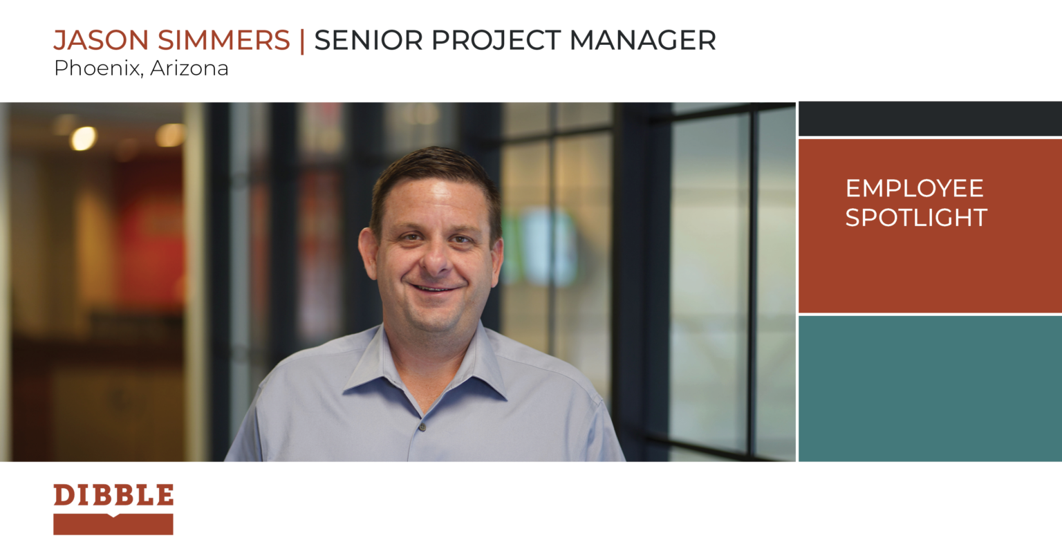 Welcome Jason Simmers, Senior Project Engineer - Dibble