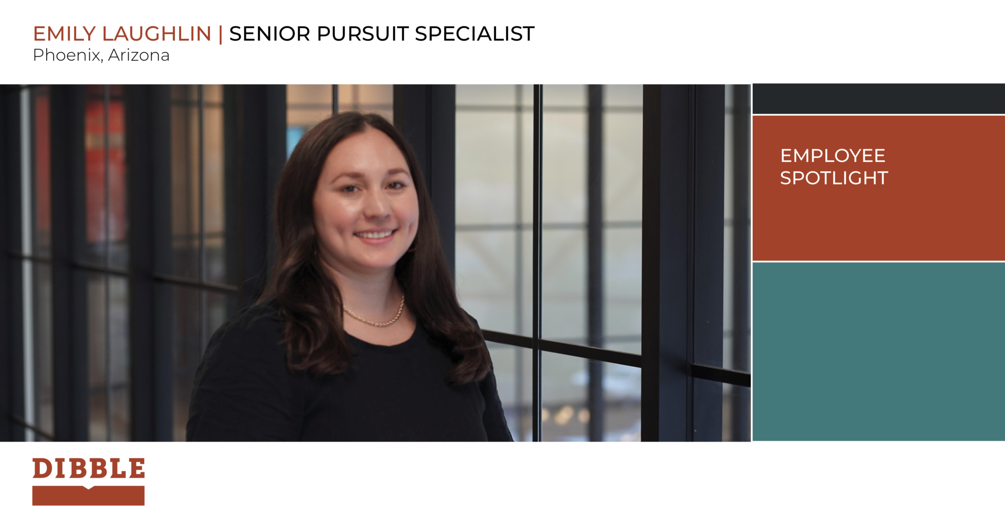 Welcome Emily Laughlin, Senior Pursuit Specialist - Dibble