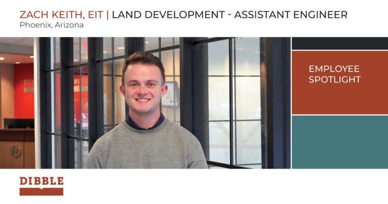 Welcome Zach Keith - Land Development - Assistant Engineer - Dibble