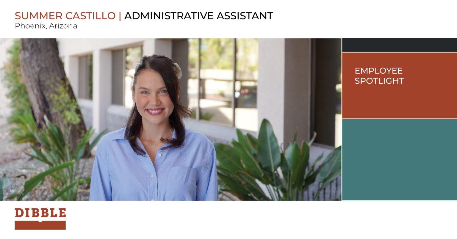 Welcome Summer Castillo - Administrative Assistant - Dibble
