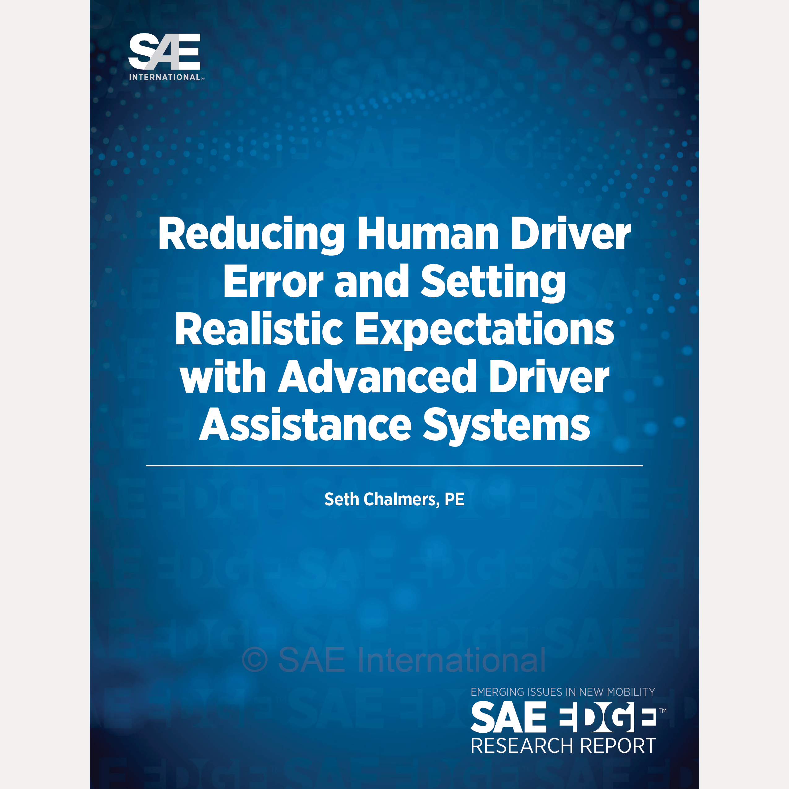 SAE Edge Research Report on Advanced Driver Assistance Systems (ADAS ...