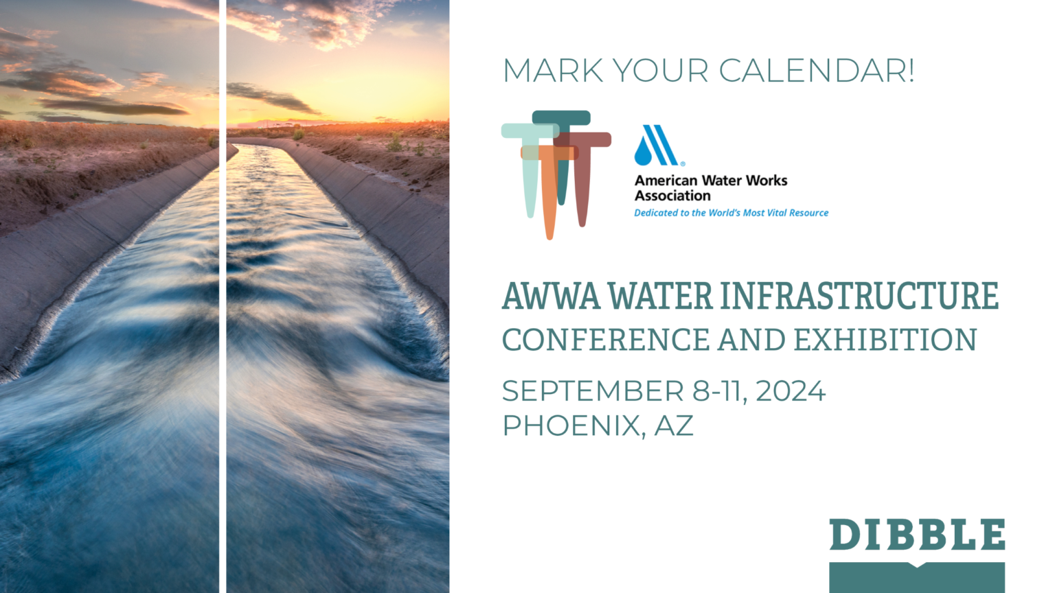 Dibble Attends 2024 AWWA Water Infrastructure Conference - Dibble