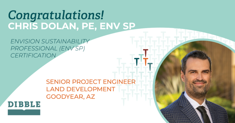 Congratulations to Chris Dolan on Earning His ENV SP Certification - Dibble