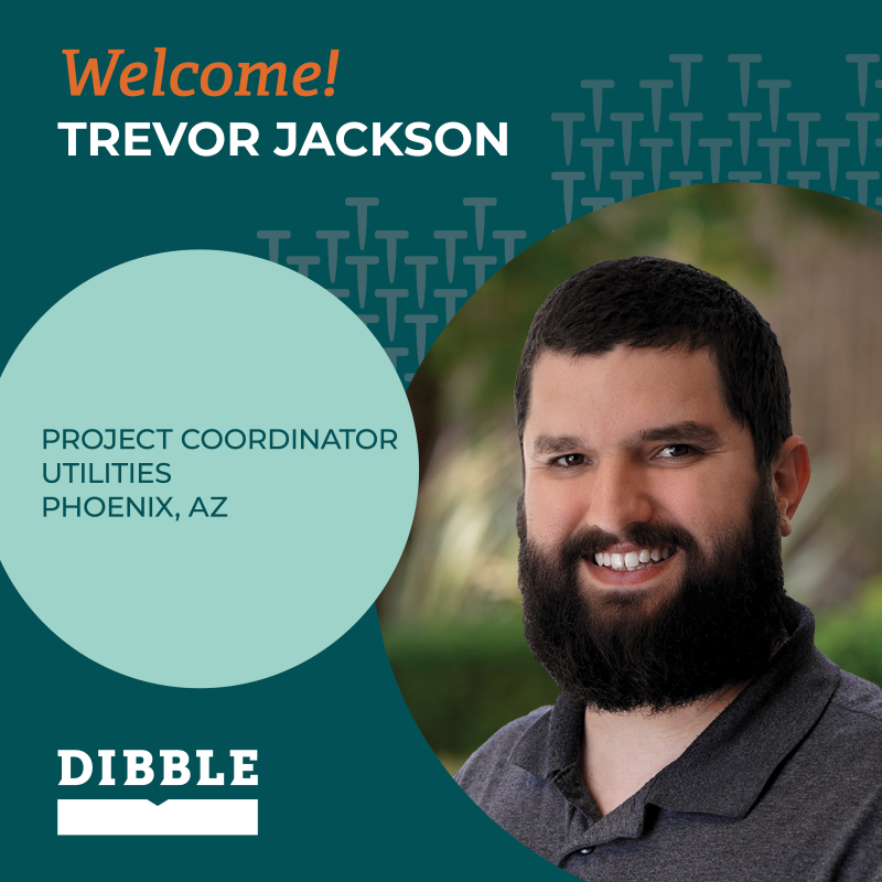 Welcome Trevor Jackson - Project Coordinator - Dibble