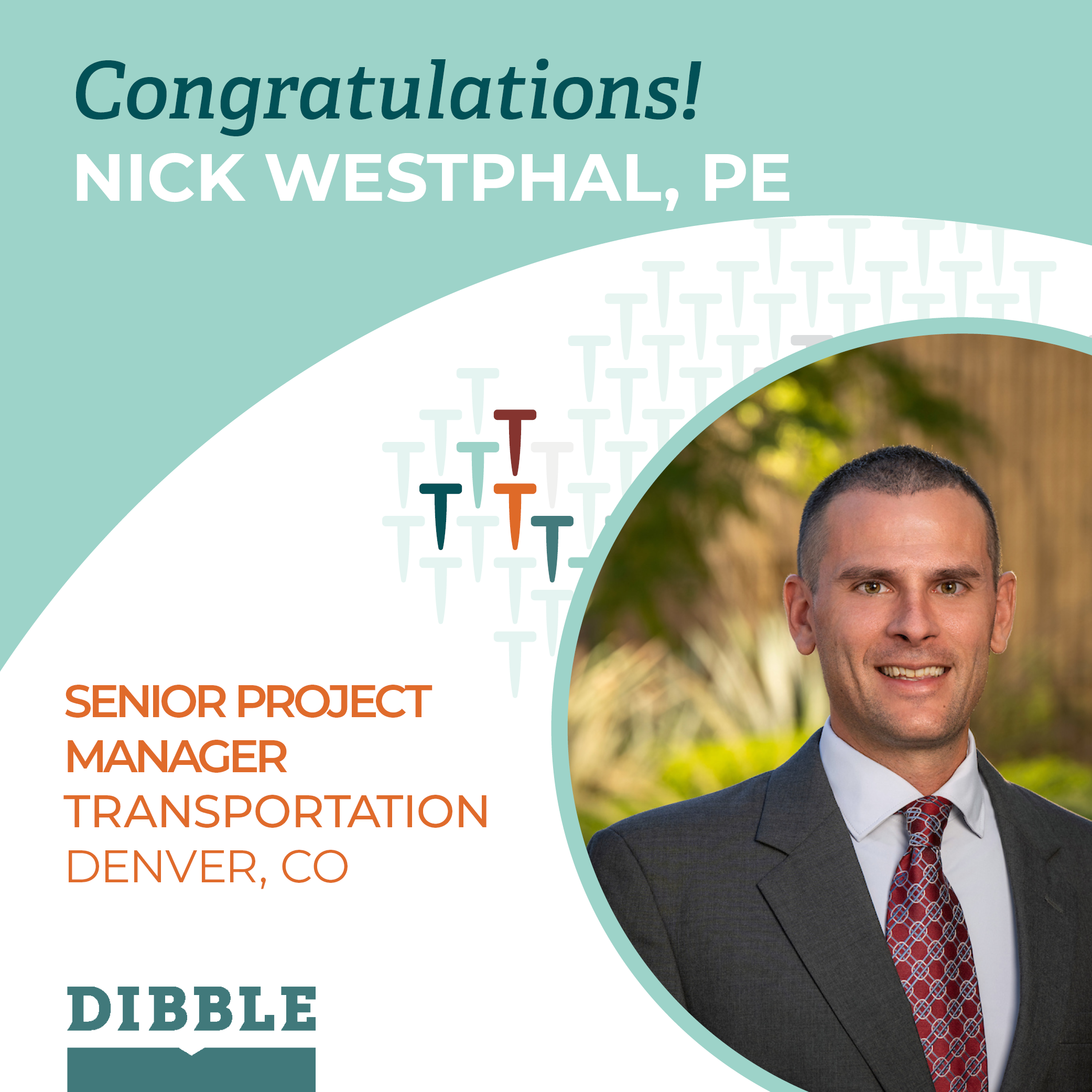 Dibble Promotes Nick Westphal, PE, to Senior Project Manager - Dibble