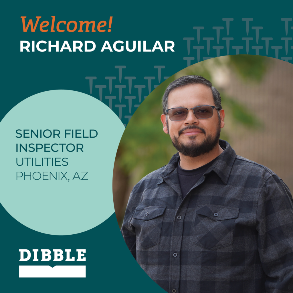 Welcome Richard Aguilar - Dibble