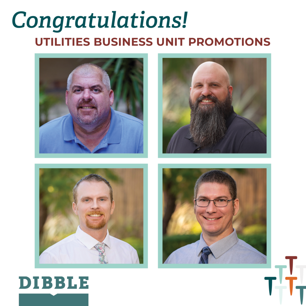 Celebrating Success: Promotions Within the Utilities Team - Dibble