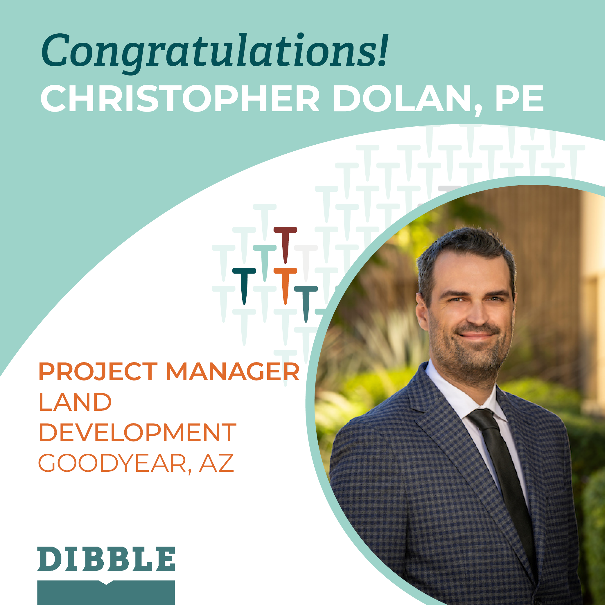 Promotion of Chris Dolan in Land Development - Dibble