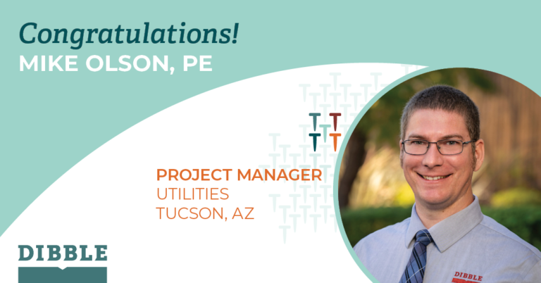 Celebrating Mike Olson’s Promotion to Project Manager - Dibble