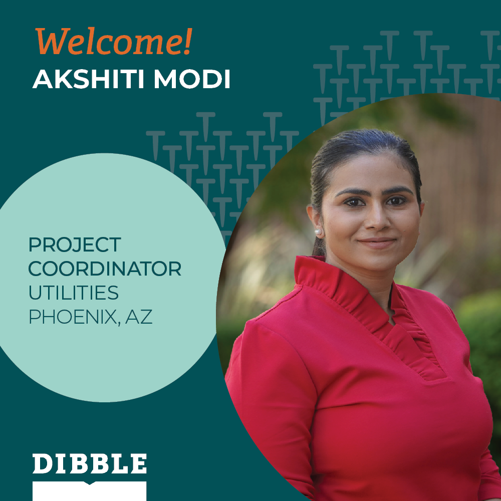 Welcoming Akshiti Modi to Dibble’s Utilities Team - Dibble